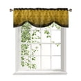 Abstract Stereo Cube Tie Up Valances Curtain, Modern Gradient Black ...