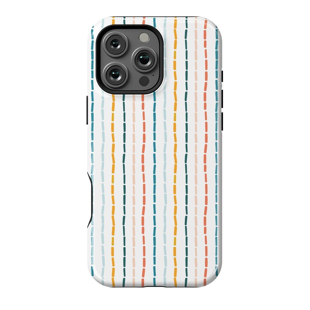 Abstract Stitches Pattern Phone Case for iPhone 11 12 13 14 15 16 Pro ...