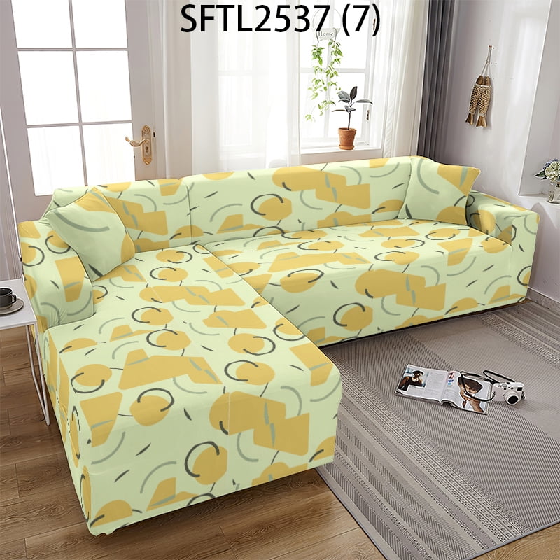 Abstract Stitching Stretch Sofa Slipcover Elastic Sofa Covers for ...