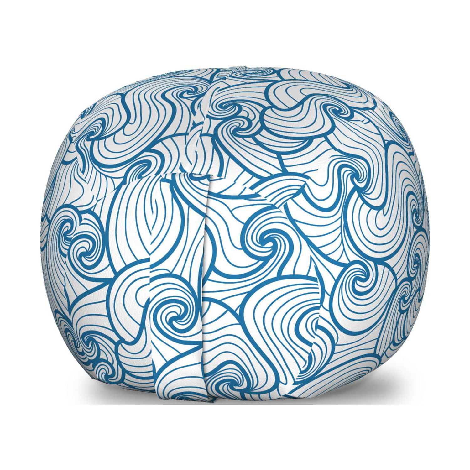 Abstract Storage Toy Bag Chair, Composition of Spiraling Waves in ...