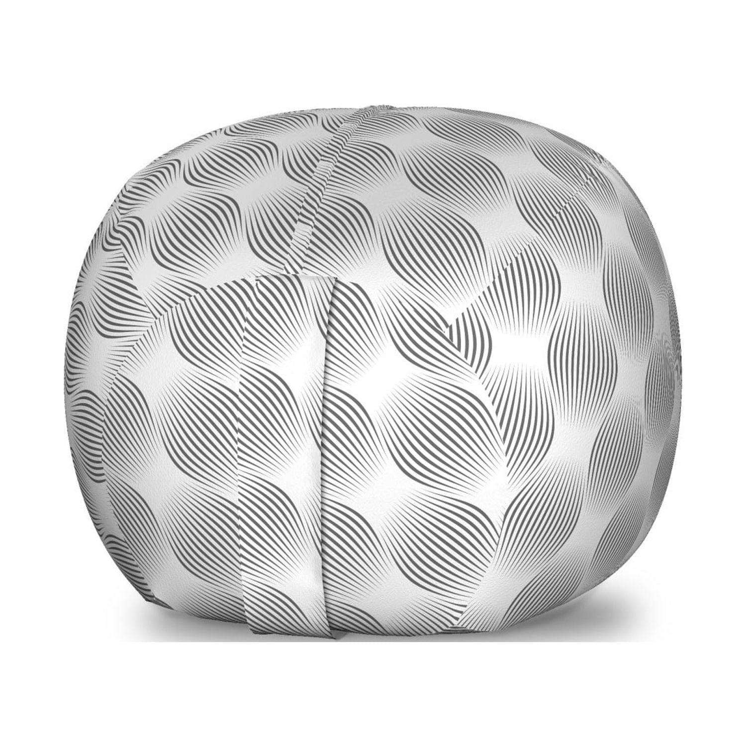 Abstract Storage Toy Bag Chair, Convoluted Stripes Pattern in ...