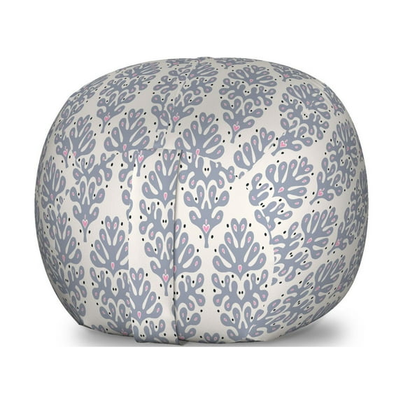 Abstract Storage Toy Bag Chair, Colorful Trapezoid Stripes Contemporary ...