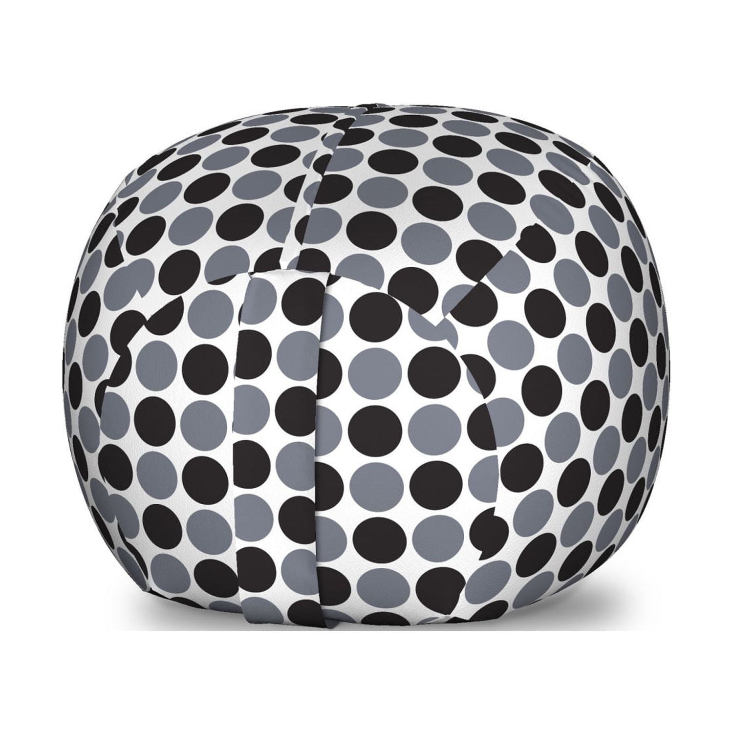 Abstract Storage Toy Bag Chair, Geometric Circles in Gradient Tones ...