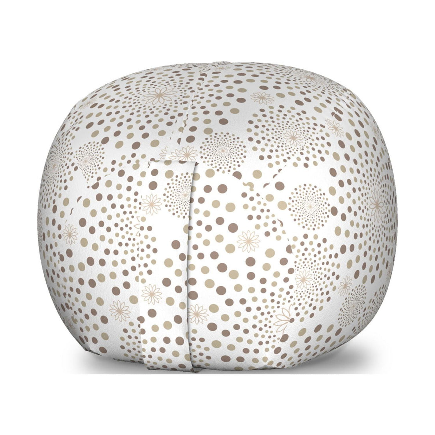 Abstract Storage Toy Bag Chair, Geometric Composition with Circles of ...