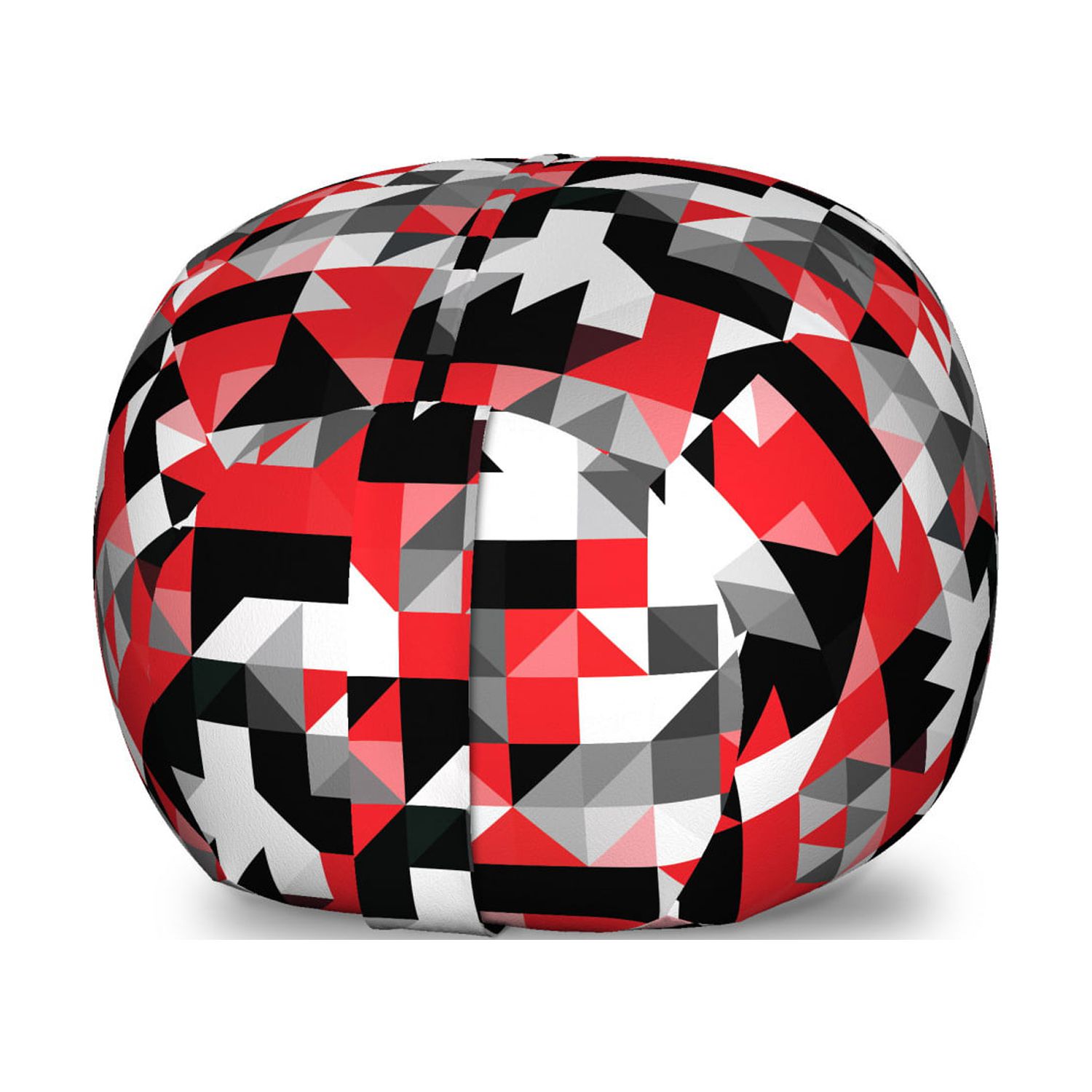 Abstract Storage Toy Bag Chair, Abstract Geometric Half Triangles ...