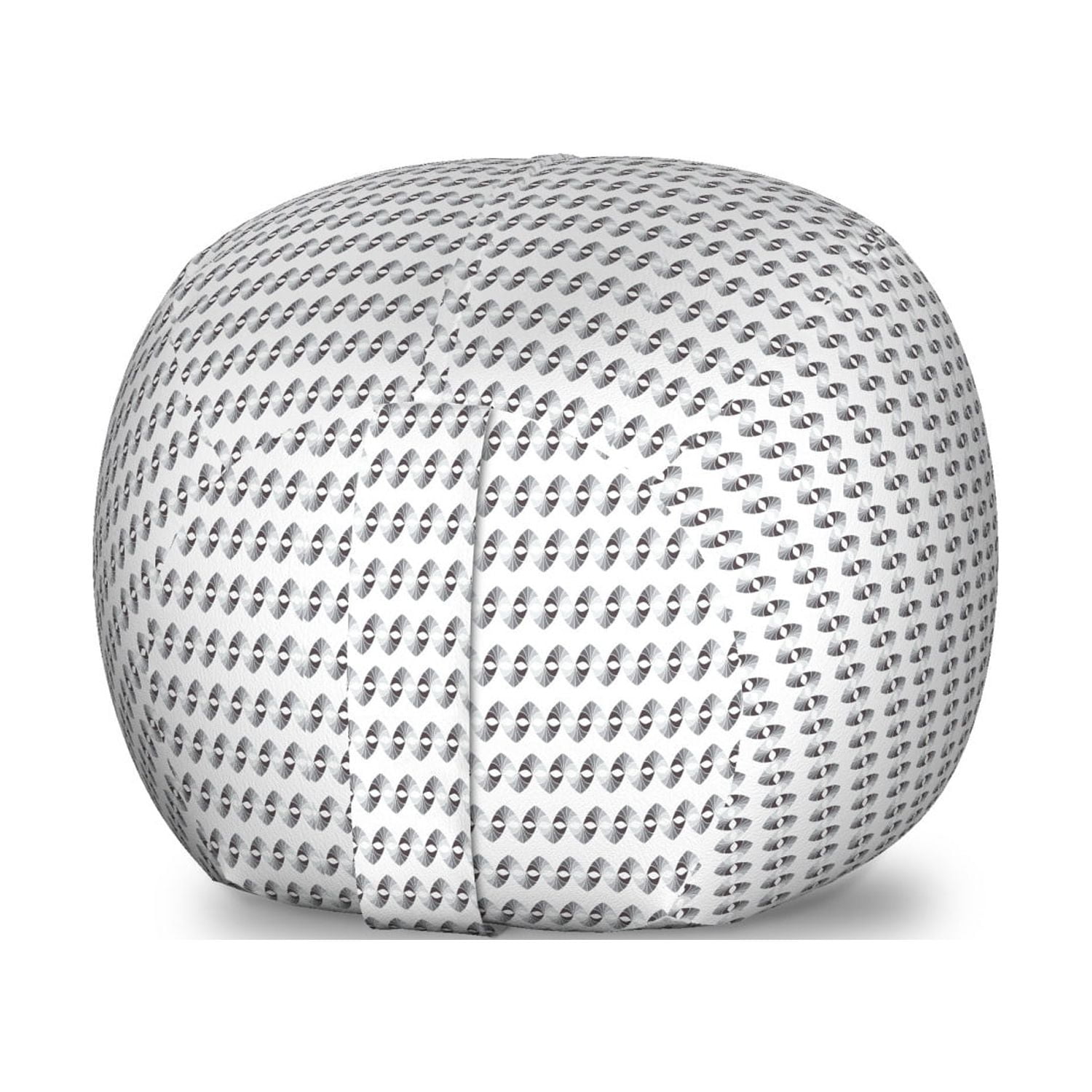 Abstract Storage Toy Bag Chair, Geometric Wave Stripes in Curvy ...