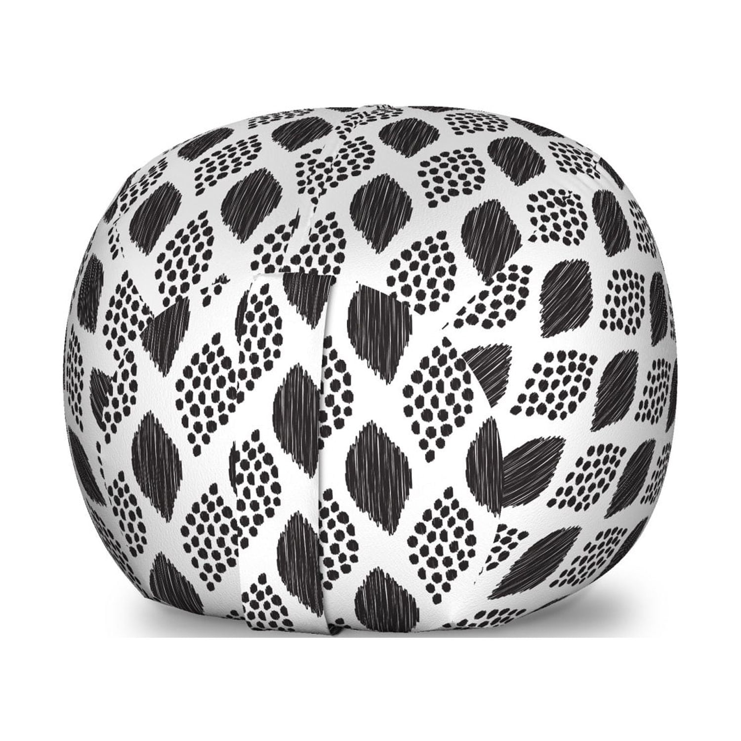 Abstract Storage Toy Bag Chair, Layout of Animal Print Inspired Motifs ...