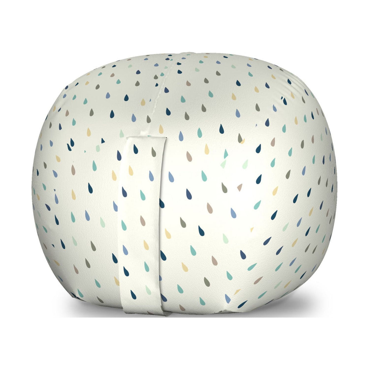 Abstract Storage Toy Bag Chair, Saturated Spherical Teardrop Shaped ...