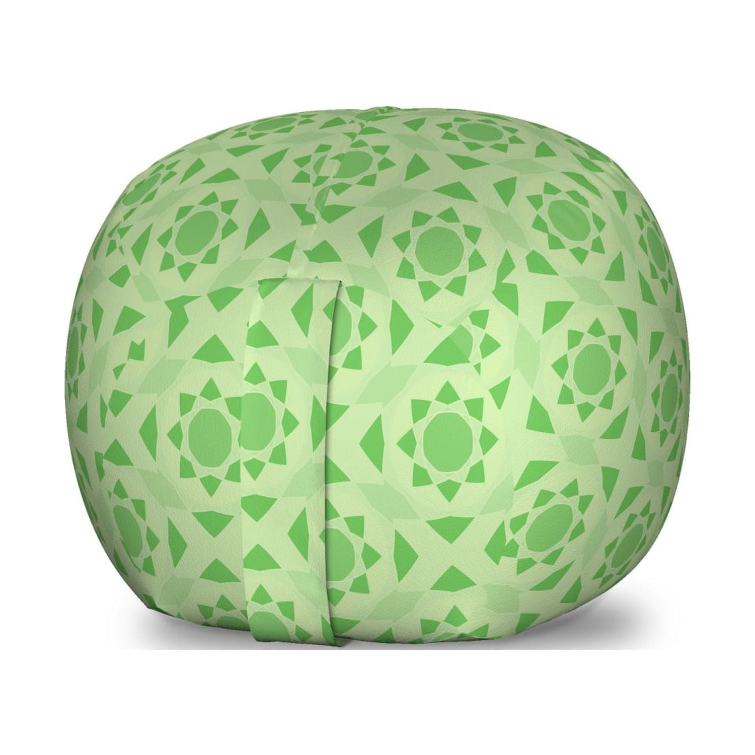 Abstract Storage Toy Bag Chair, Simplistic Monochrome Design Continuous ...