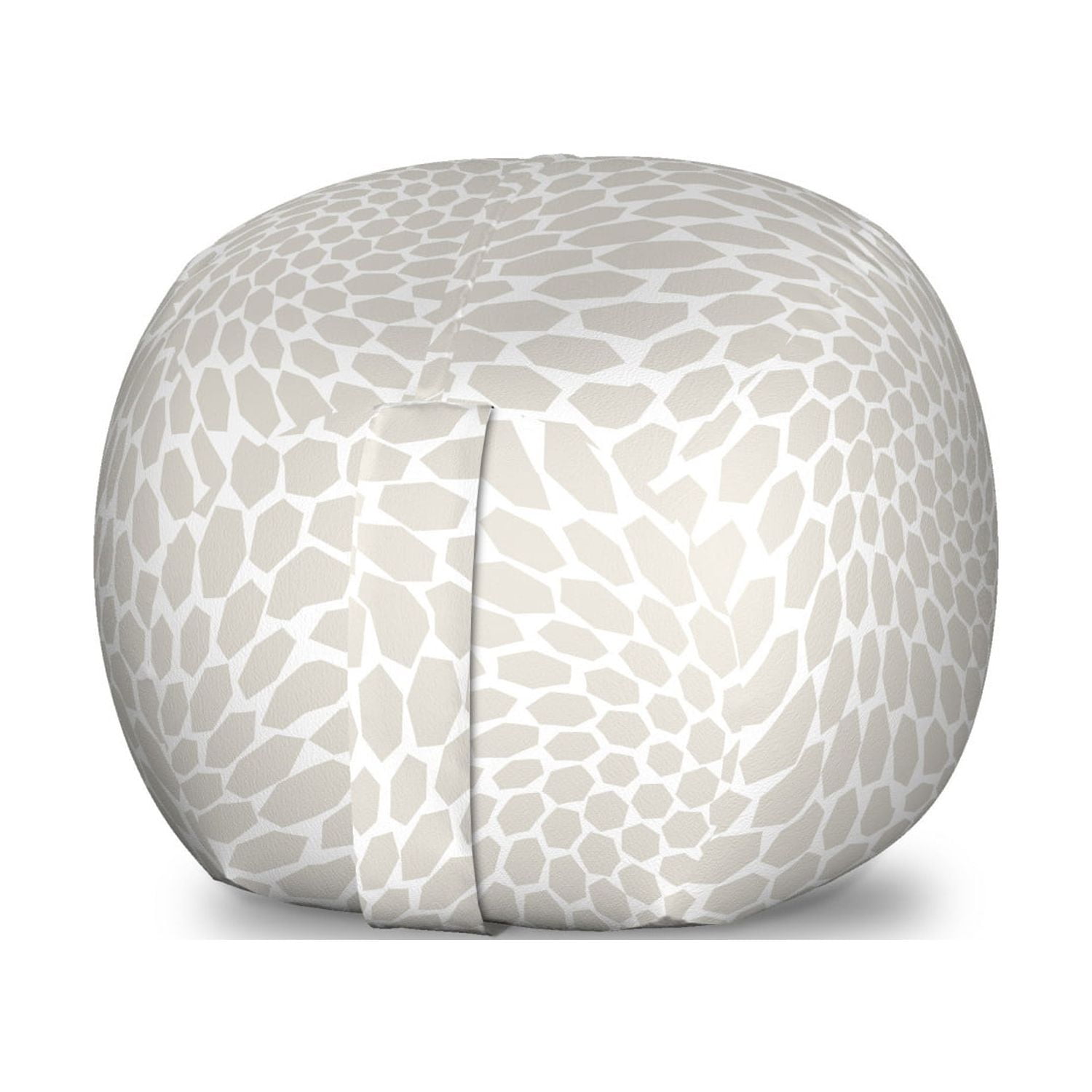 Abstract Storage Toy Bag Chair, Spiraling Waving Geometric Shapes in ...