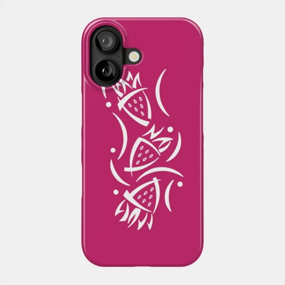 Abstract Strawberry Fruit Illustration Dark Moody Case for iPhone 11,12 ...