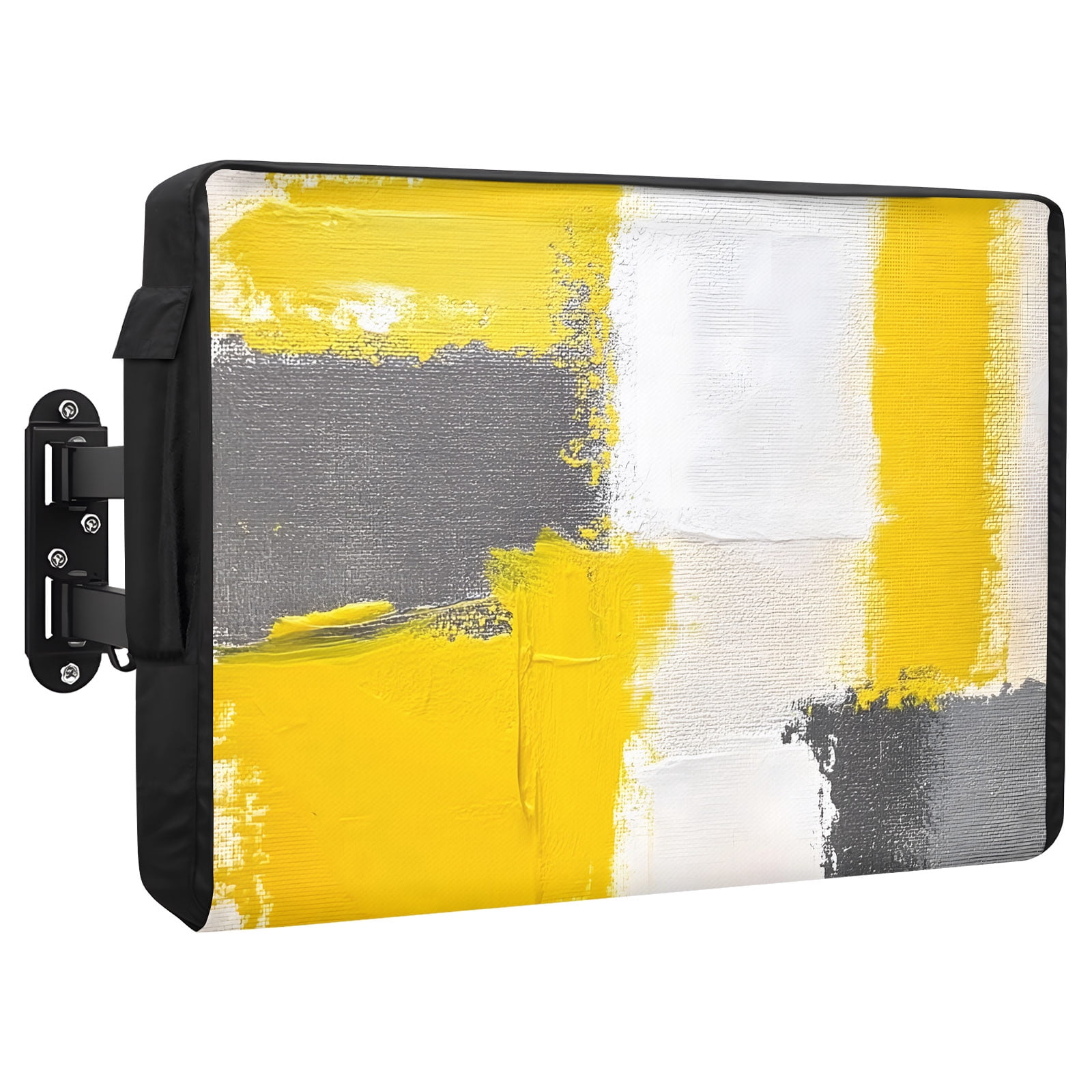 Abstract Street Art Outdoor TV Cover 48 to 50 Inch Gary Yellow Color ...