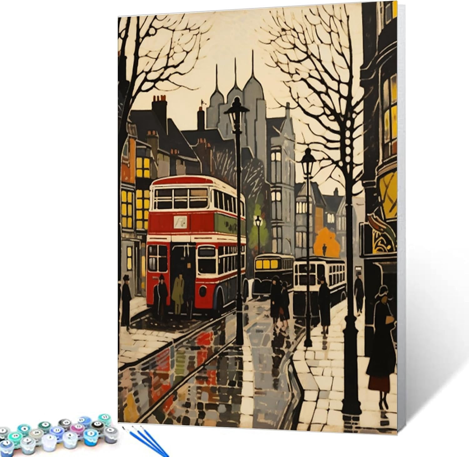 Abstract Street Scenery Graffiti Paint By Number Kits 16 X 20 Inch ...