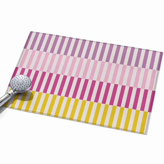 Abstract Stripe Area Rugs 2x3ft Classic Pink Gradient Lines Art Floor ...