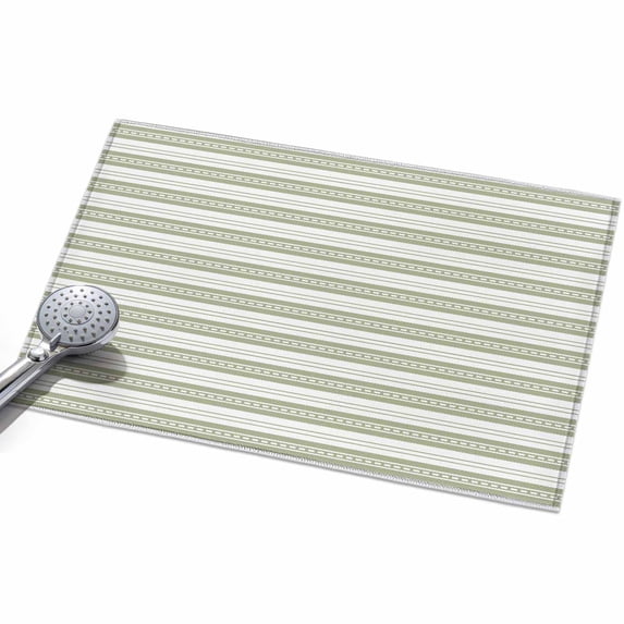Abstract Stripe Area Rugs 2x3ft Classic Sage Green Point Lines Floor ...