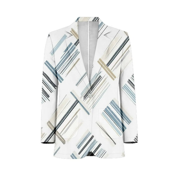 Abstract Striped Pattern Design Mens Suits Shawl Collar Slim Fit Suit ...