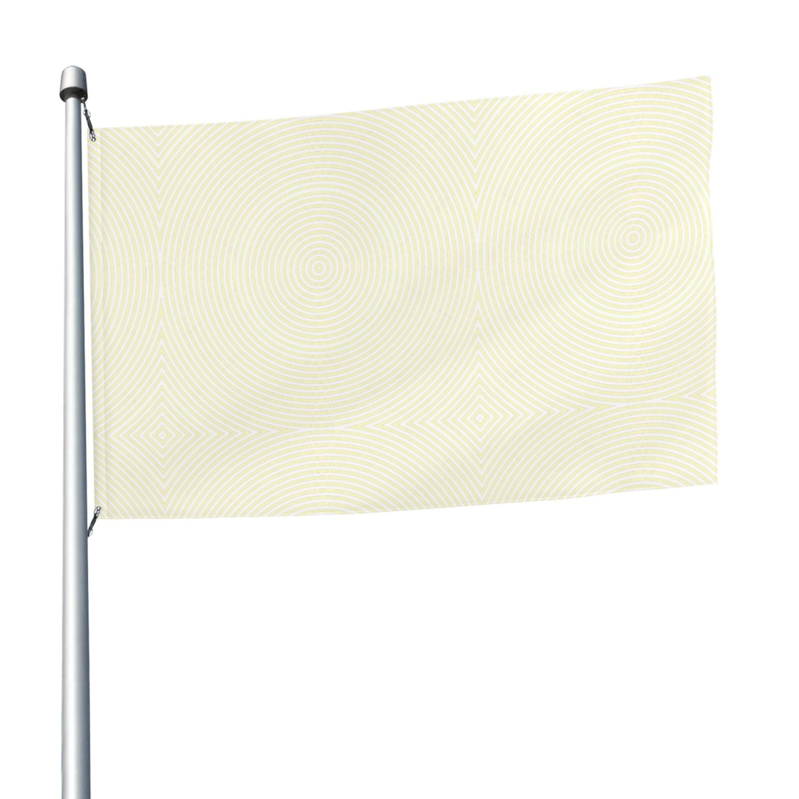 Abstract Striped Red White Flag 5x8 Ft Print Vivid Color Light-Weighted ...