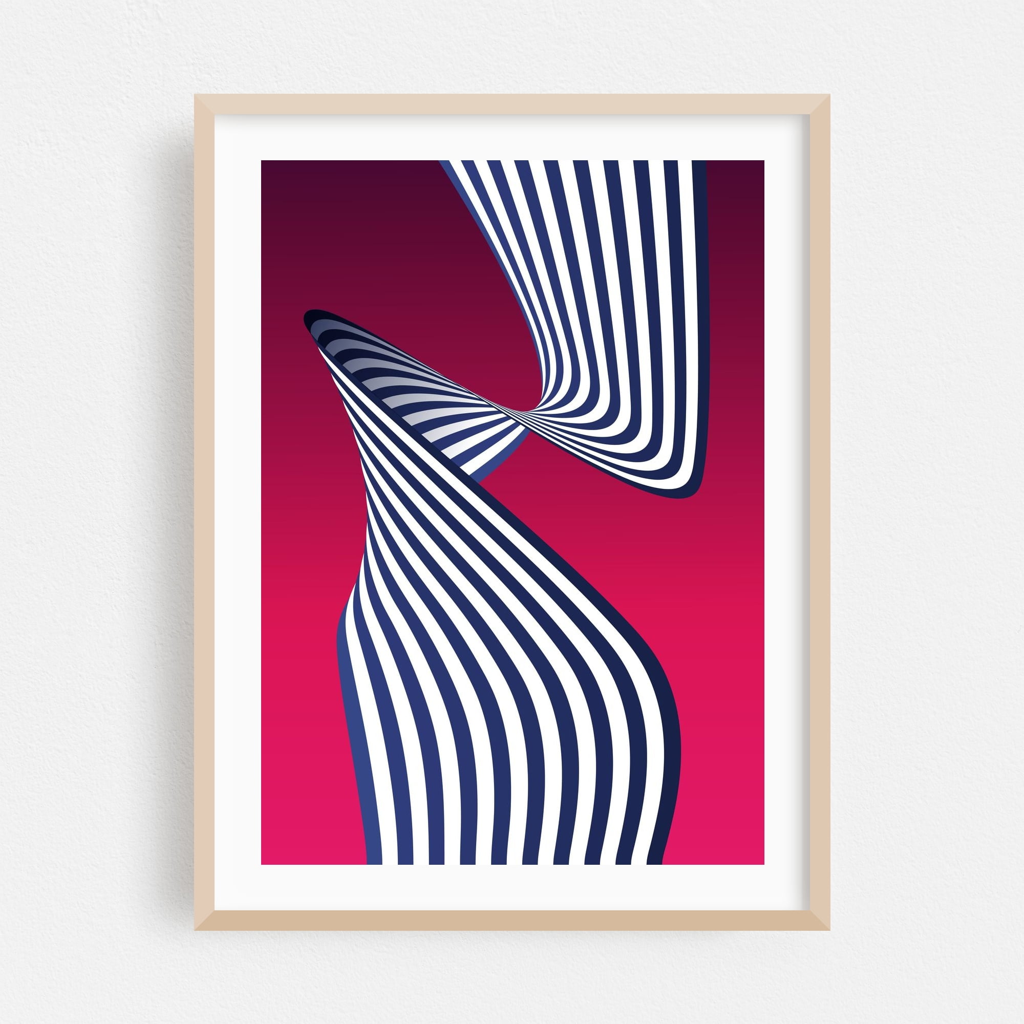 Abstract Striped Warp - Photography Abstract Geometric Modern Art ...