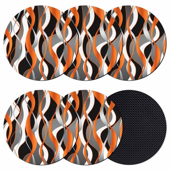 Abstract Stripes Coasters Set of 6, Soft Absorbent Coasters for Drinks ...