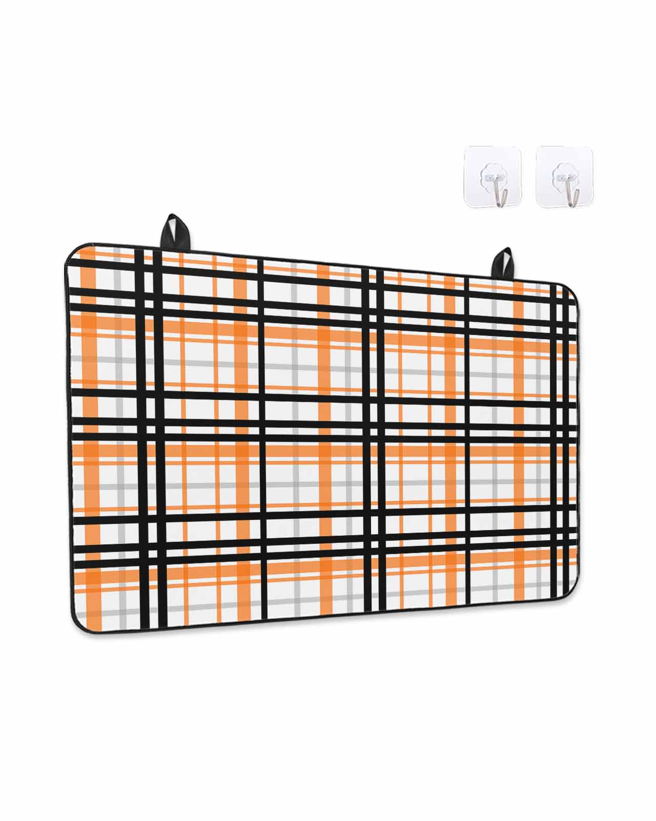 Abstract Stripes Stove Top Covers for Electric Stove, 28'x20'' Orange ...