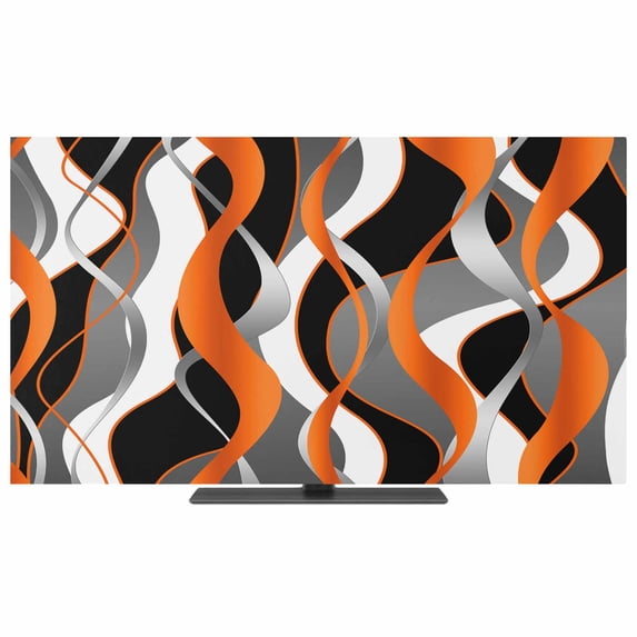 Abstract Stripes TV Dust Cover,Stretchable TV Screen Desktop Computer ...