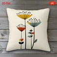 Abstract Style Floral Illustration, Themed Pillowcase, Suitable for ...