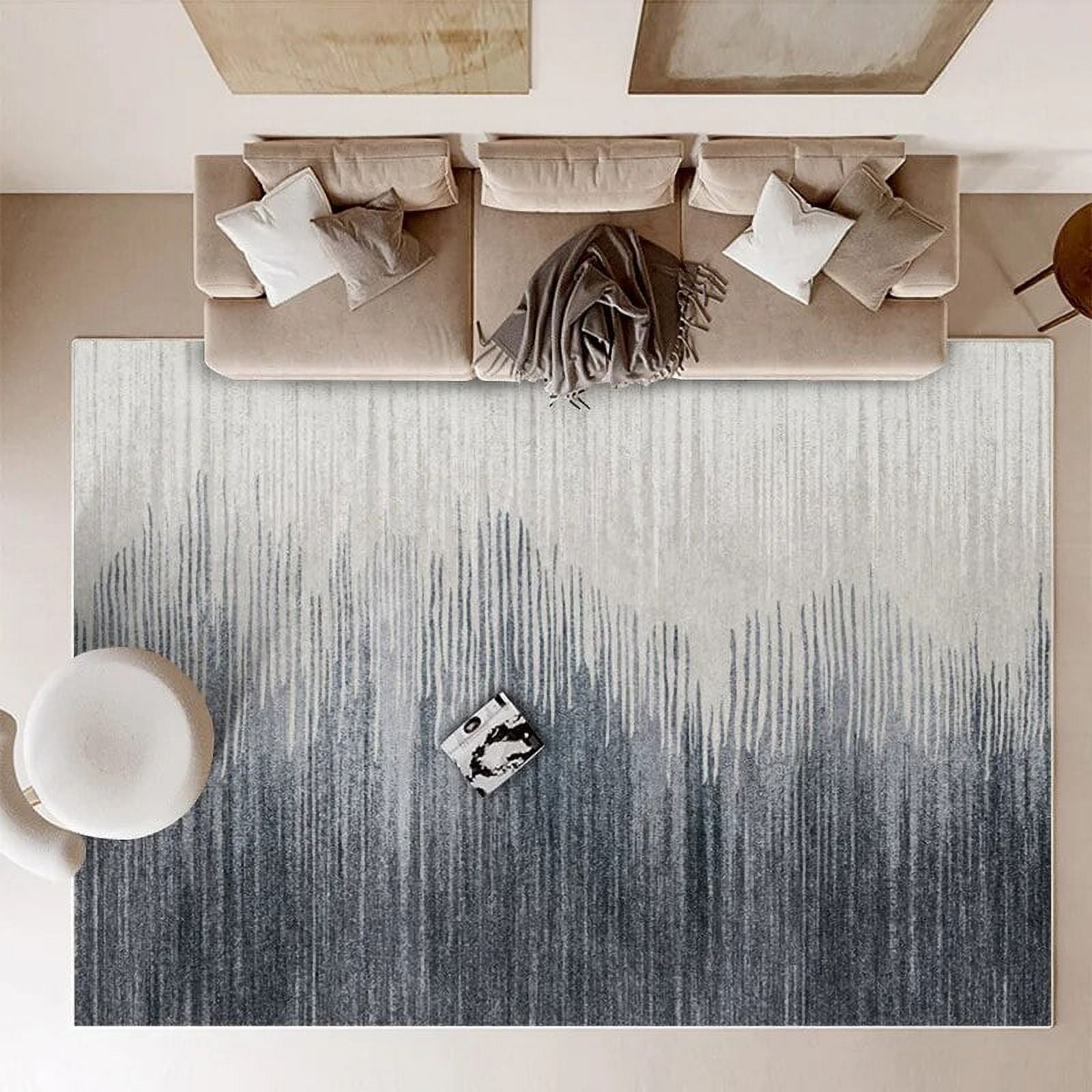 Abstract Style Simple Lines Carpets for Home Living Room Decoration ...