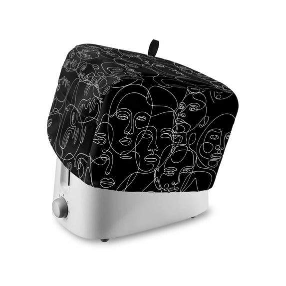Abstract Style Small Toaster Cover 2 Slice, Kitchen Appliance Covers ...