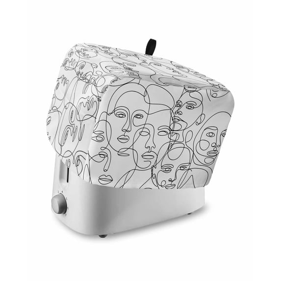 Abstract Style Small Toaster Cover 2 Slice, Kitchen Appliance Covers ...