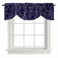 Abstract Style Tie Up Valance Curtains for Windows, Kitchen Curtains ...