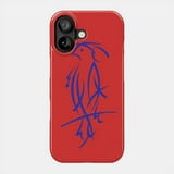 Abstract Stylized Illustration Of A Bird Graphic Case for iPhone 11,12 ...