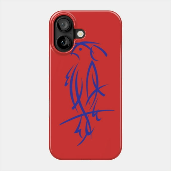 Abstract Stylized Illustration Of A Bird Graphic Case for iPhone 11,12 ...
