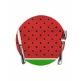 Abstract Summer Round Table Placemats 1 pc, Watermelon Polka Dot ...