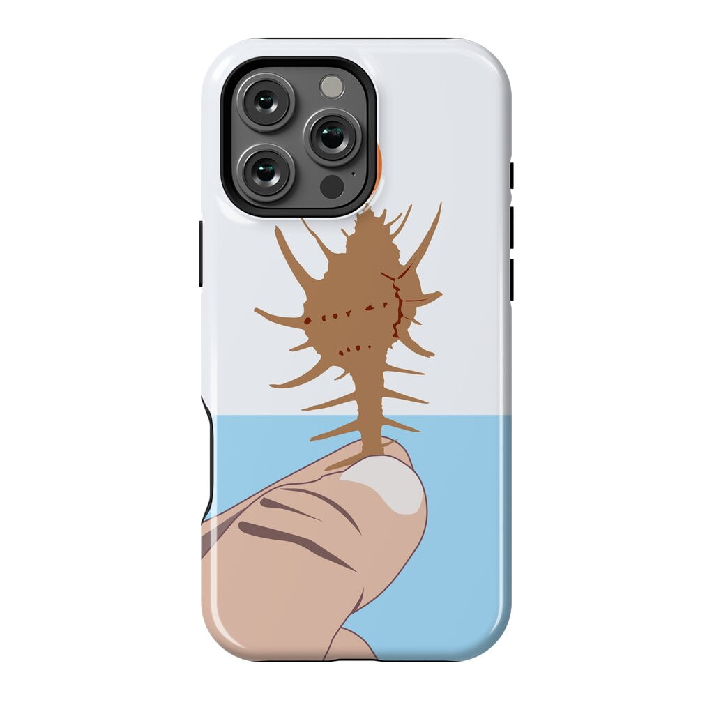 Abstract Sun On Conch Art Phone Case for iPhone 11 12 13 14 15 16 Pro ...
