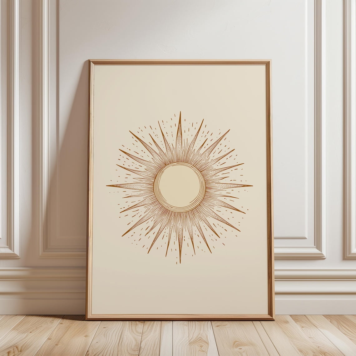 Abstract Sun Print, Sun Boho Poster, Sun Digital Art, Boho Gallery, Sun ...