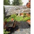 Abstract Sun Shade Sail 8'X10' Branches Silhouette Brown Wood Texture ...