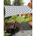 Abstract Sun Shade Sail 8'X10' Medieval Red Blue Geometrical Art UV ...