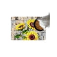 Abstract Sunflower Doormat Non Slip Diatomaceous Earth Door Mat ...