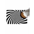 Abstract Swirl Lines Doormat Non Slip Diatomaceous Earth Door Mat ...