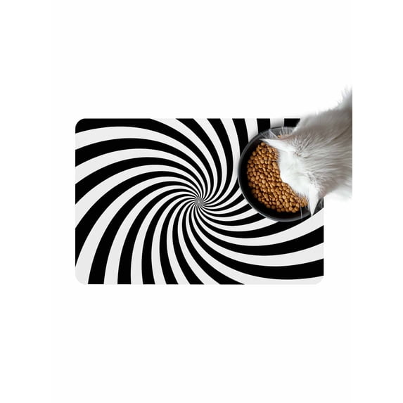 Abstract Swirl Lines Doormat Non Slip Diatomaceous Earth Door Mat ...