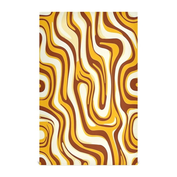 Abstract Swirls Pattern Kitchen Towels Dishcloth Decorative Waffle ...