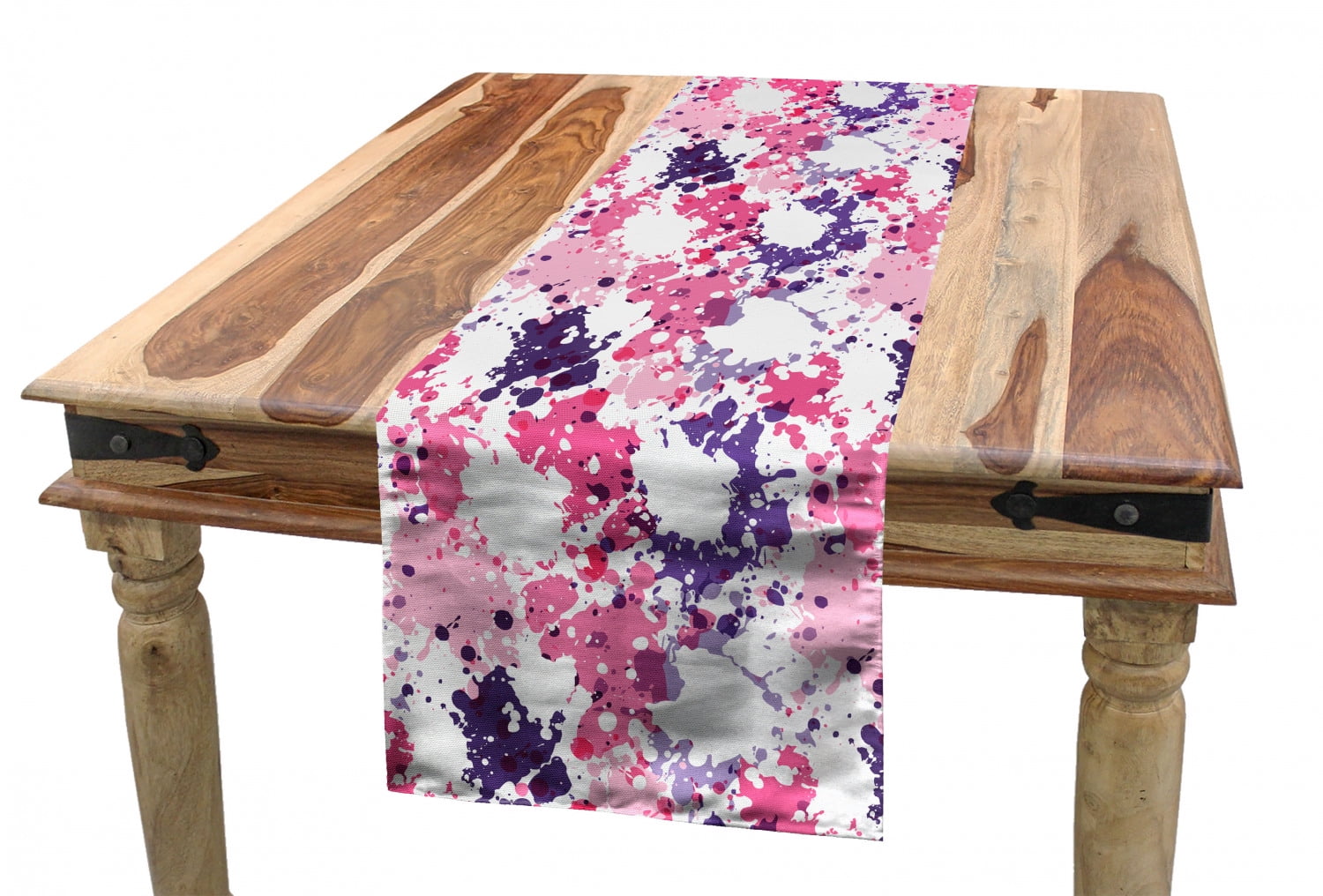 Abstract Table Runner, Paint Stains Expressionism Inspired Modern ...