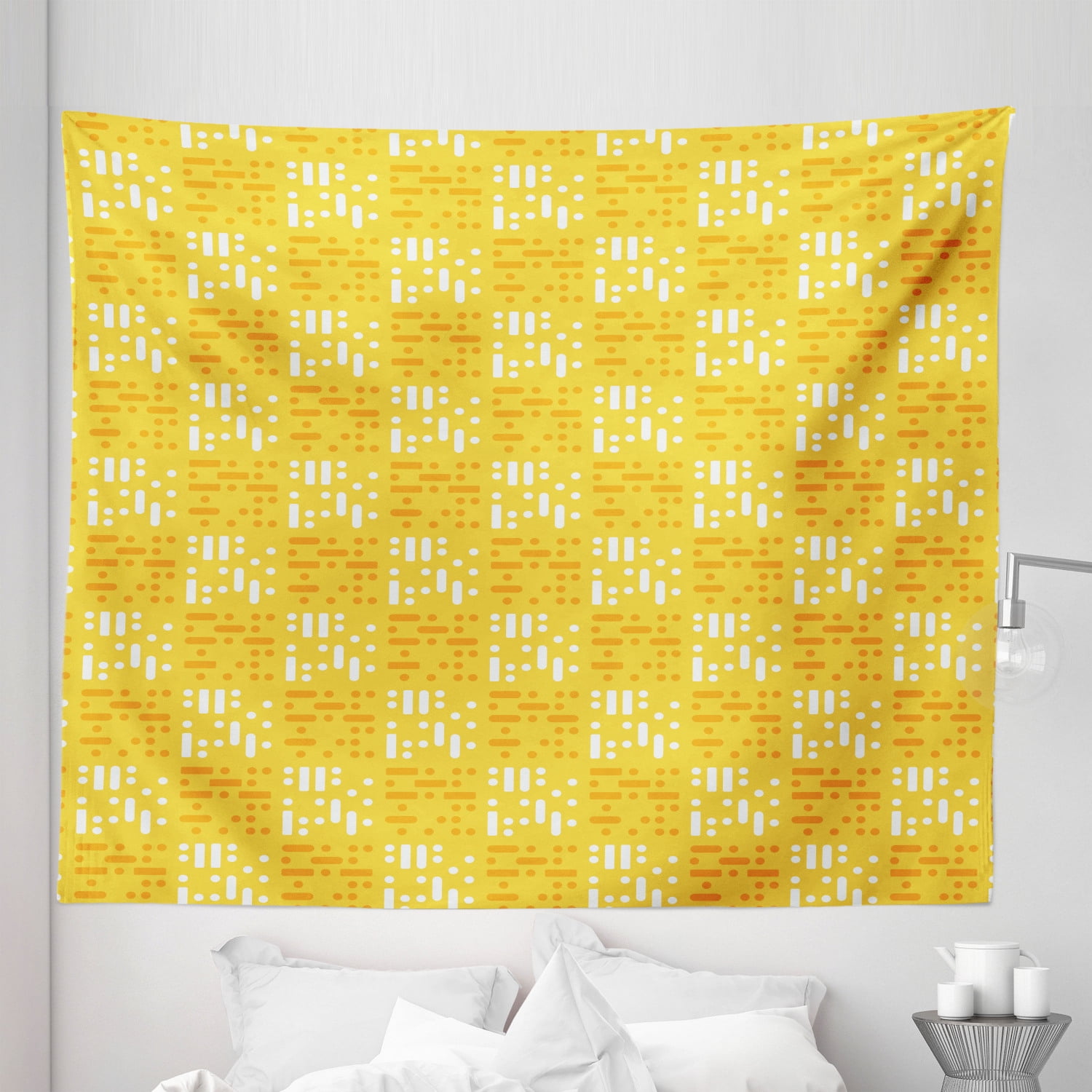 Abstract Tapestry, Repetitive Modern Minimal Design Pattern with Dots ...