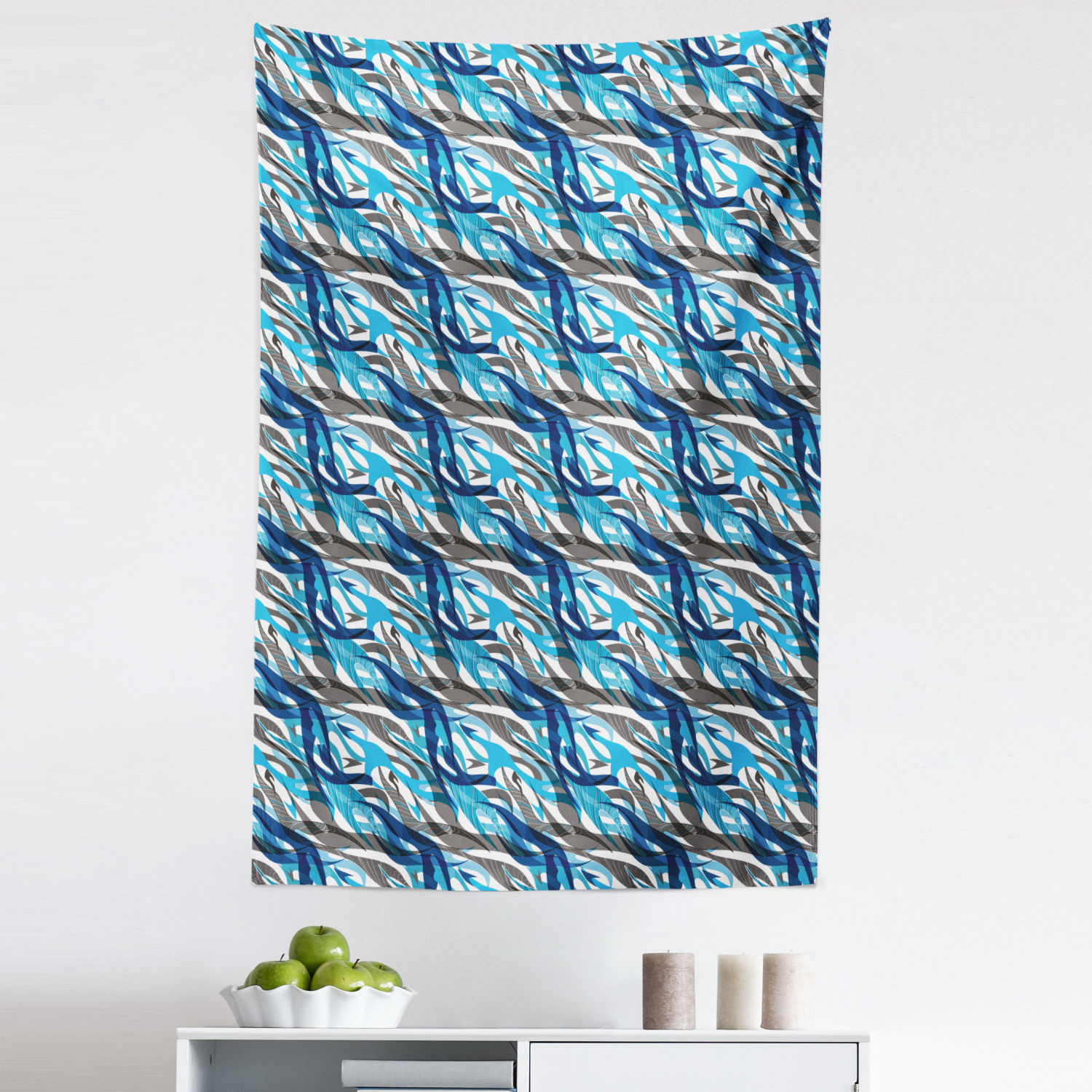 Abstract Tapestry, Surreal Expressionism Inspired Image Modern Art ...