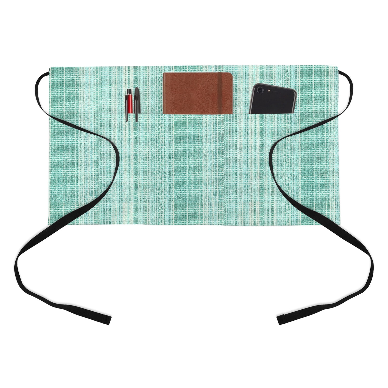 Abstract Teal Kitchen Restaurant Half Waist Apron, Rustic Farmhouse ...