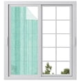 Abstract Teal Window Privacy Film, Rustic Farmhouse Minimalist Teal ...