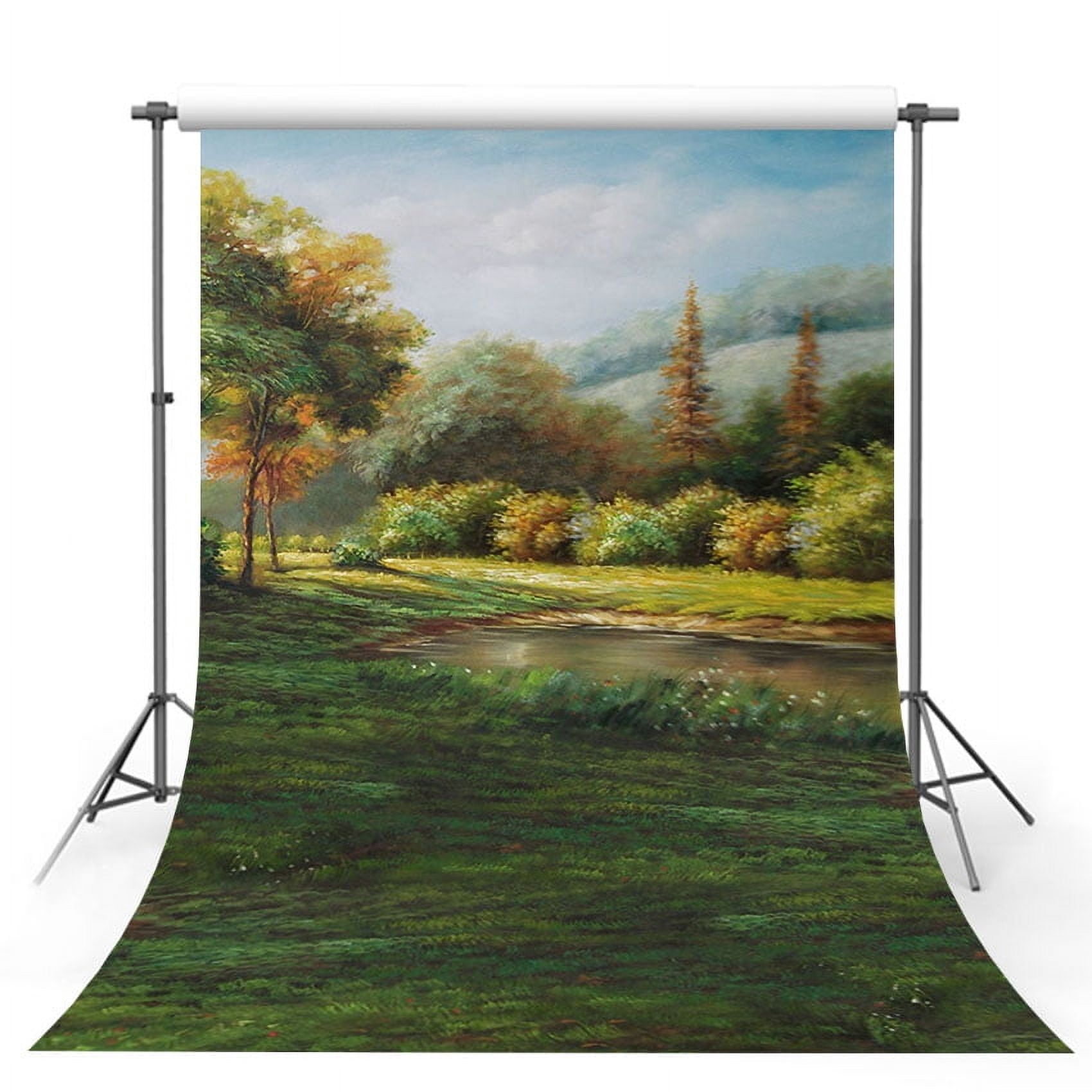 Abstract Texture Oil Style Painting Watercolor Forest Wedding Kid ...