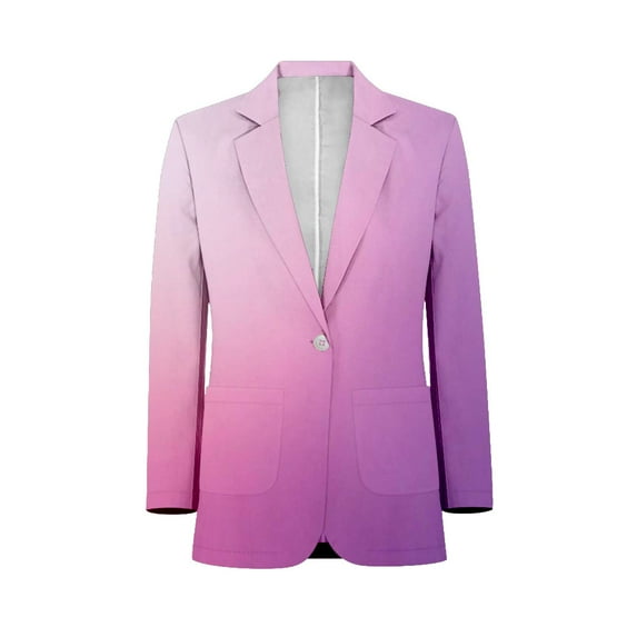 Abstract Texture Pink Purple Gradient Men's Suit Blazer Casual Party ...