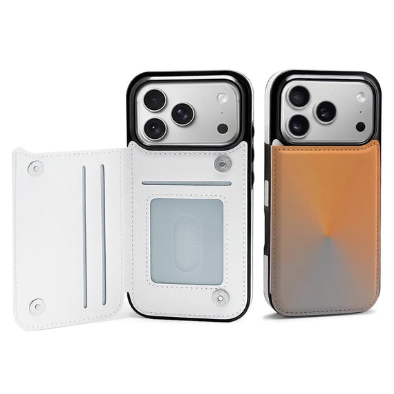 Abstract Texture Strange Art Geometric Orange Grey Leather Wallet Case ...