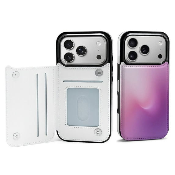 Abstract Texture Strange Art Geometric Purple Pink Leather Wallet Case ...